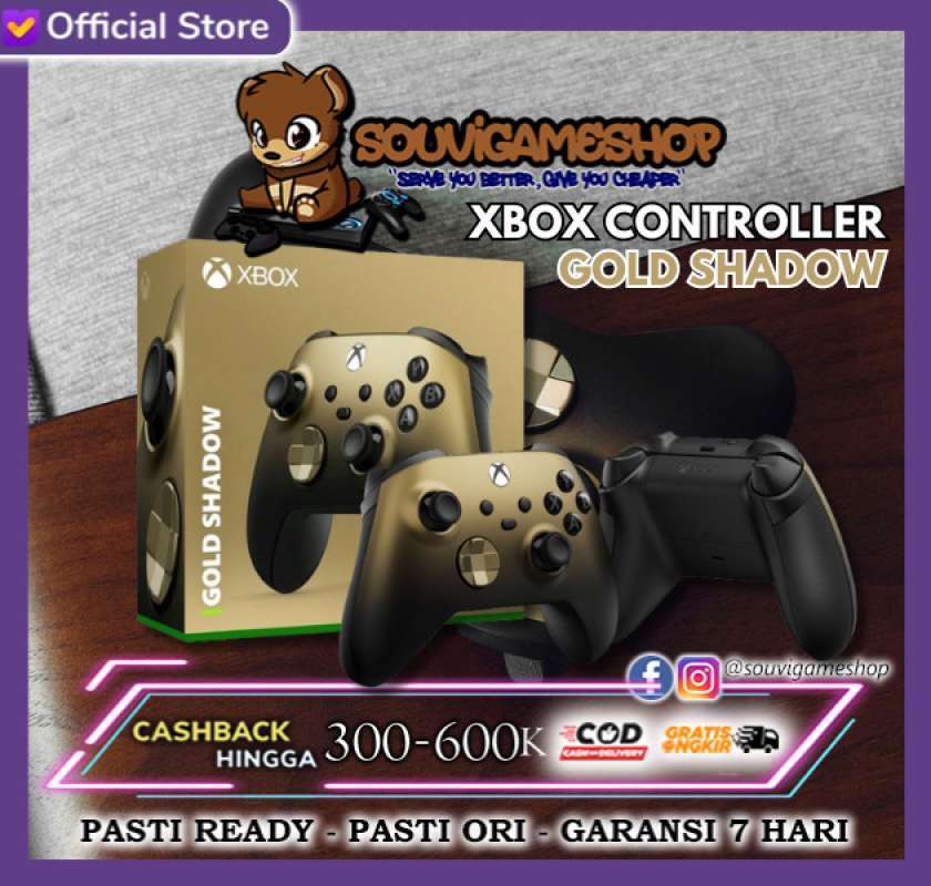 Jual Stick / Stik Xbox Wireless Controller Gold Shadow Special Edition ...