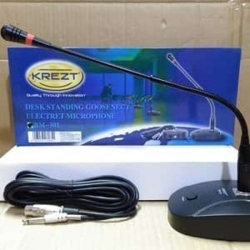 Jual Mic Meja Krezt Bm 301 - Bm 302 Original Microphone Podium/rapat Di Seller Rukia ...