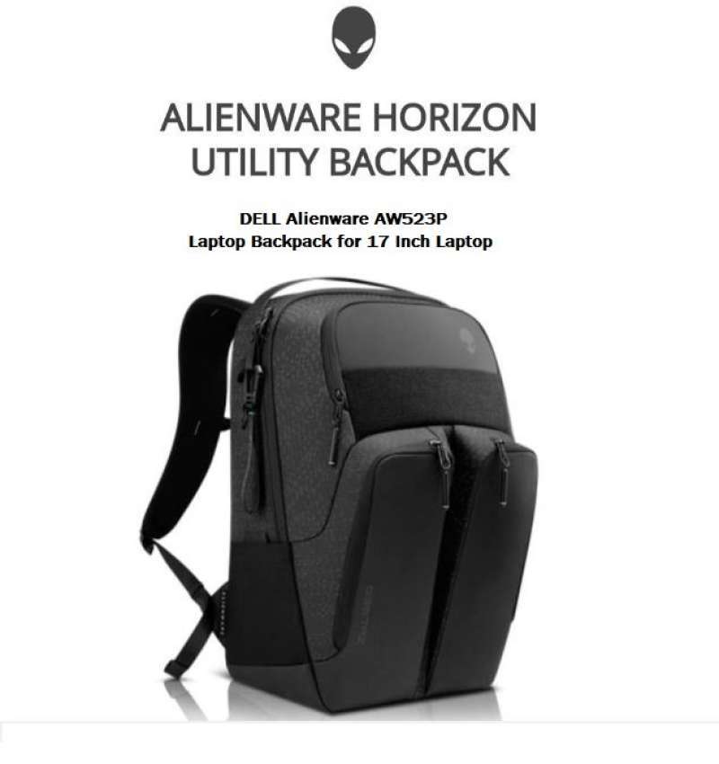 Jual Backpack Gaming Dell Alienware Aw523p 17-inch Horizon Utility ...