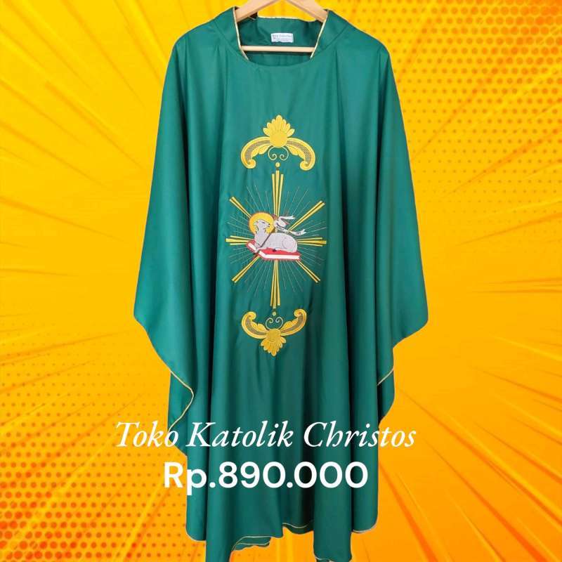 Jual Kasula Romo Imam Katolik/warna Merah/hijau/putih/ungu Di Seller ...