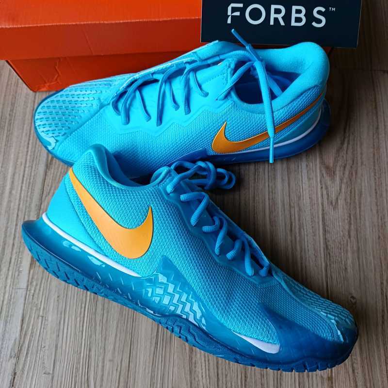 Jual Nikecourt Zoom Vapor Cage 4 Rafa Hc Baltic Blue Vivid Orange ...