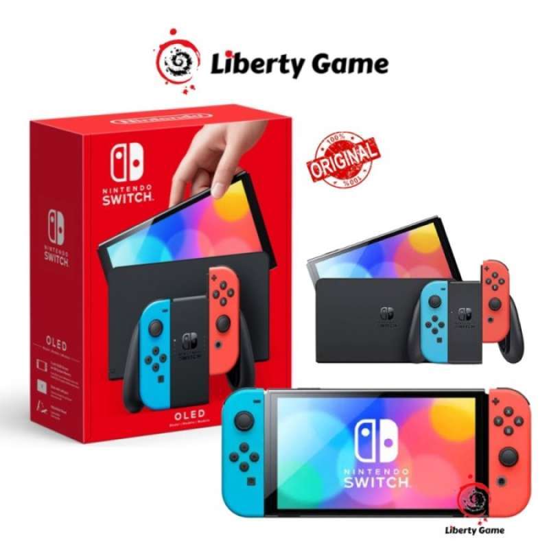 Jual Nintendo Switch Oled Model Version Console Mesin Neon Blue Red ...