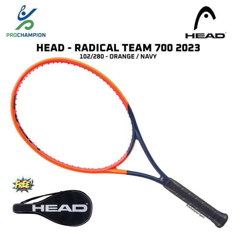 Promo New ! Raket Tenis Tennis Head Radical Team 700 2023 102 280 Gr ...