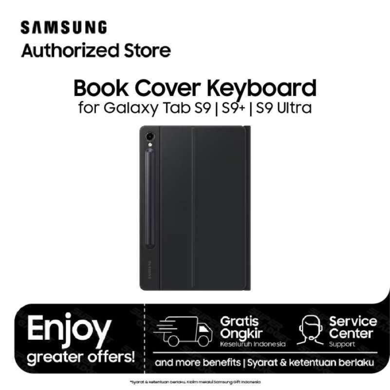 Jual Samsung Keyboard Cover Tab S9 S9+ S9 Ultra Plus Bookcover Case ...