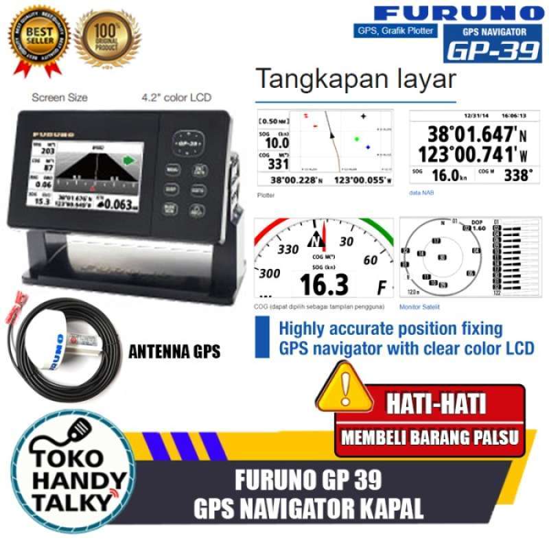 Jual Furuno Gp 39 Gps Navigasi Kapal Gp-39 Gps Kapal Furuno Gp39 ...