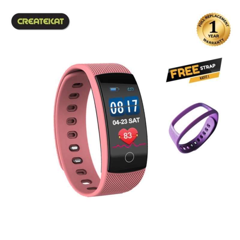 Jual Createkat Smartband Smartwatch Original Multi Sport Katfit One ...