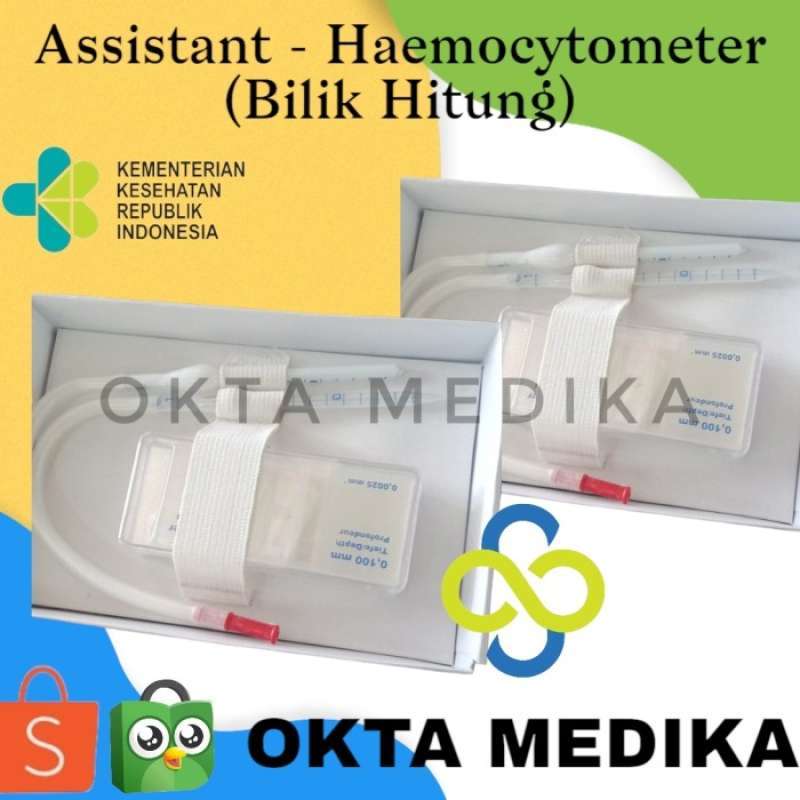 Promo Haemocytometer Atau Bilik Hitung Set Diskon 33% Di Seller Virgo ...