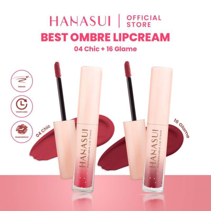 Jual Hanasui Mattedorable Lipcream Special Ombre - 08+11 Di Seller Yama ...