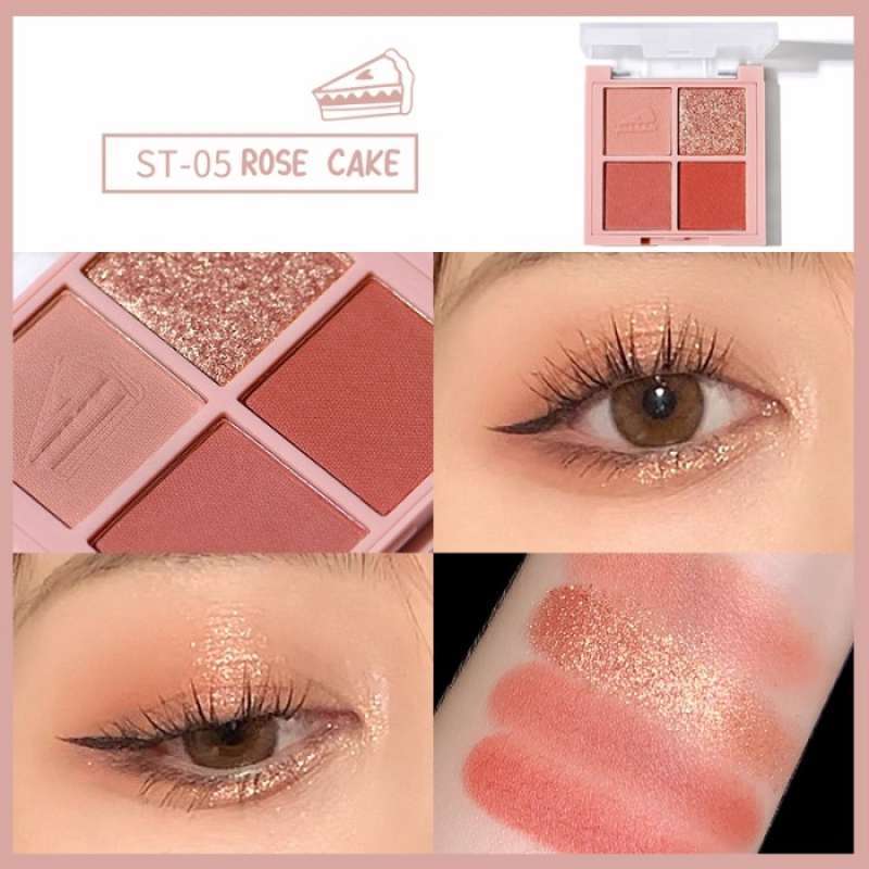 Jual Kkv - Shedella Afternoon Tea Series 4 Colors Eye Shadow 3.5g Di ...