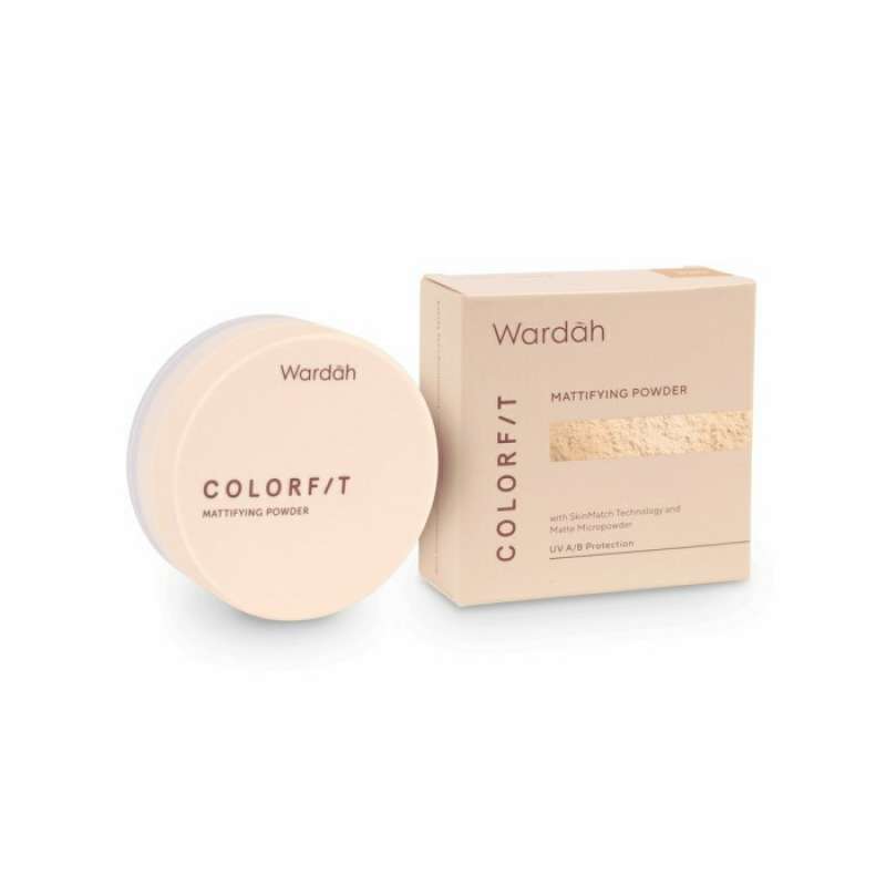 Jual Wardah Colorfit Mattifying Powder 15g - 23w Warm Ivory Di Seller ...