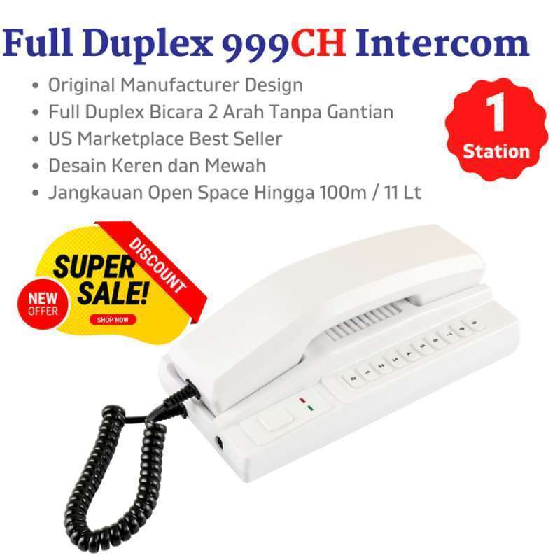 Promo 100% Produk Ori A99 Full Duplex Wireless Interphone - Intercom Cordless Phone Diskon 23% ...