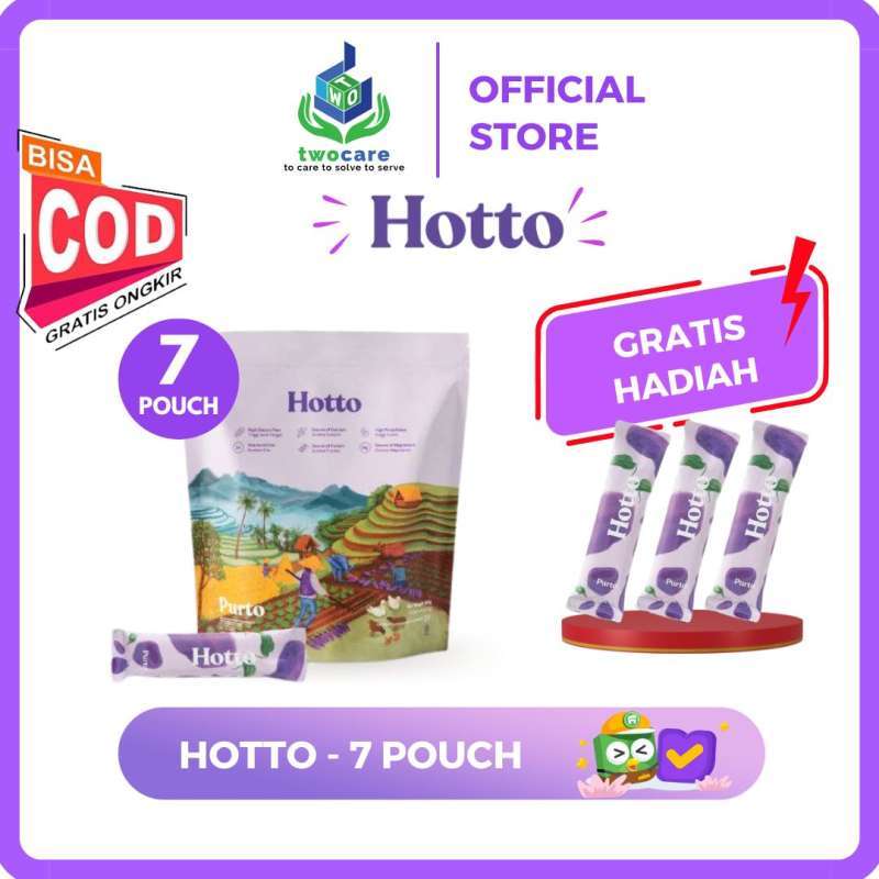 Jual Bundling Hotto Purto Multigrain With Purple Potato 7 Pouch Isi 112 Sachet Di Seller Twocare ...