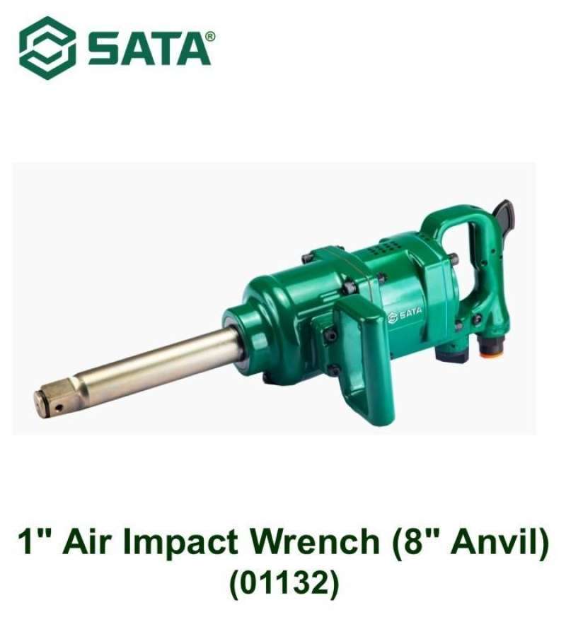 Jual Mesin Buka Baut Angin 01132 1 Air Impact Wrench (8 Anvil) Sata ...