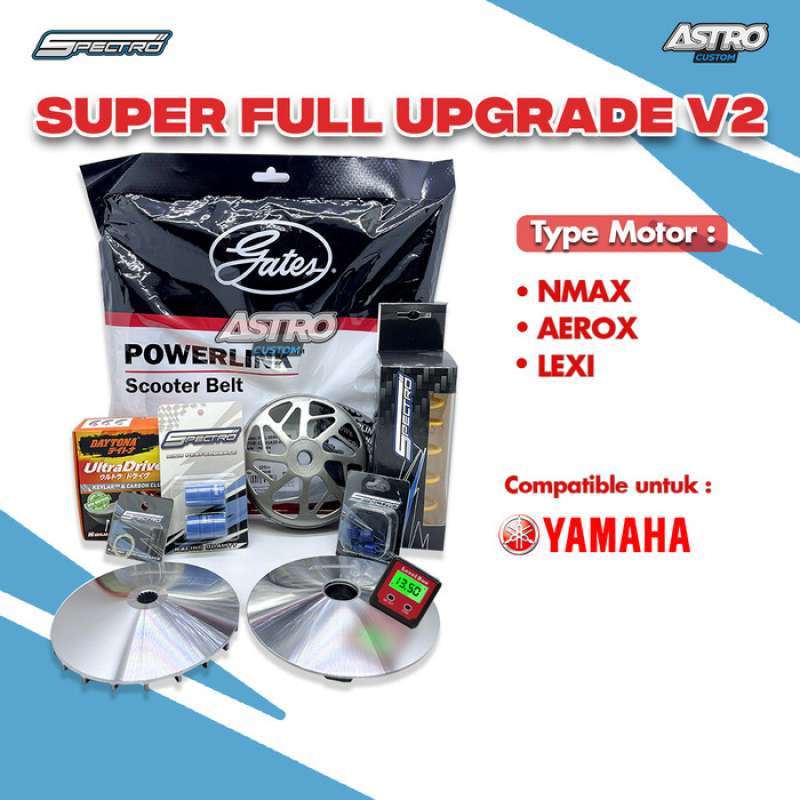 Promo Super Full Upgrade V2 Nmax 155 Aerox 155 Lexi 125 Mangkok Ganda ...