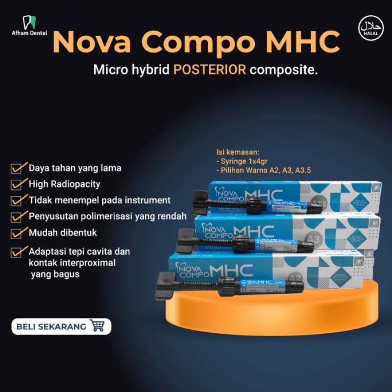 Promo Komposit Composite Micro Hybrid Posterior / Nova Compo Mhc Diskon ...
