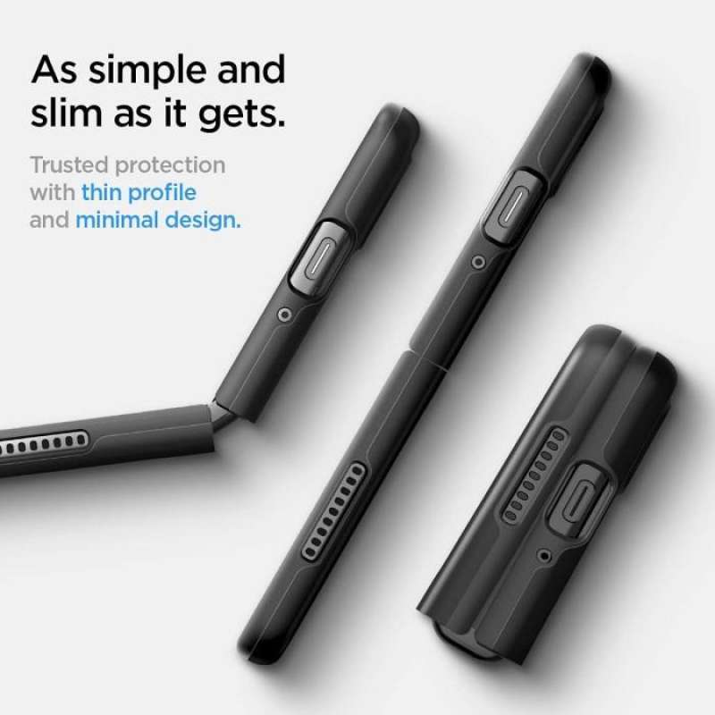 Promo Case Samsung Galaxy Z Fold 3 Spigen Thin Fit Back Front Slim ...