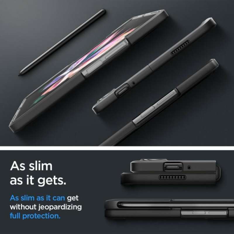 Promo Case Samsung Galaxy Z Fold 3 Spigen Thin Fit Back Front Slim ...