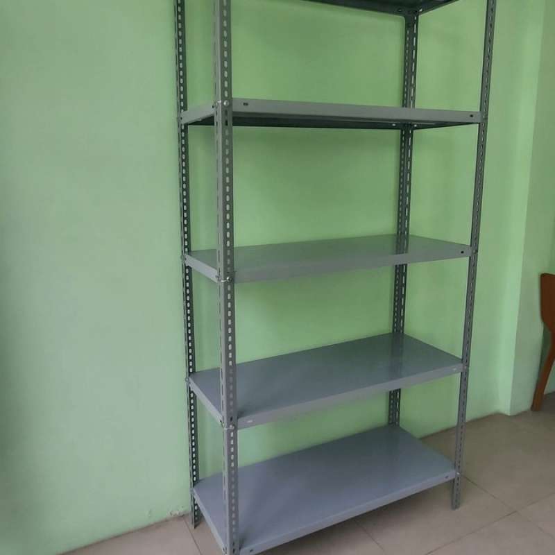 Promo Baru Rak Besi Siku 5 Ambalan Susun Plat Minimalis Serbaguna 100 X ...