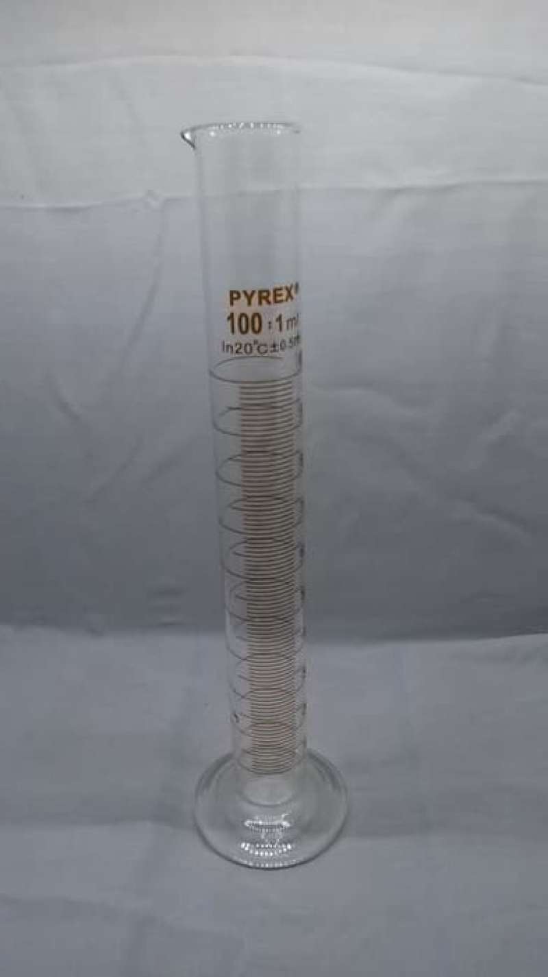 Jual Measuring Cylinder / Gelas Ukur 100 Ml - Pyrex Grade B Di Seller ...
