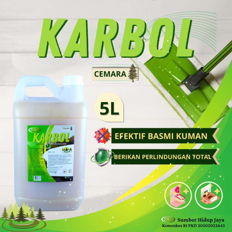 Jual Karbol Shj (carbol) 5 Liter Jerigen Di Seller Velvet Store ...