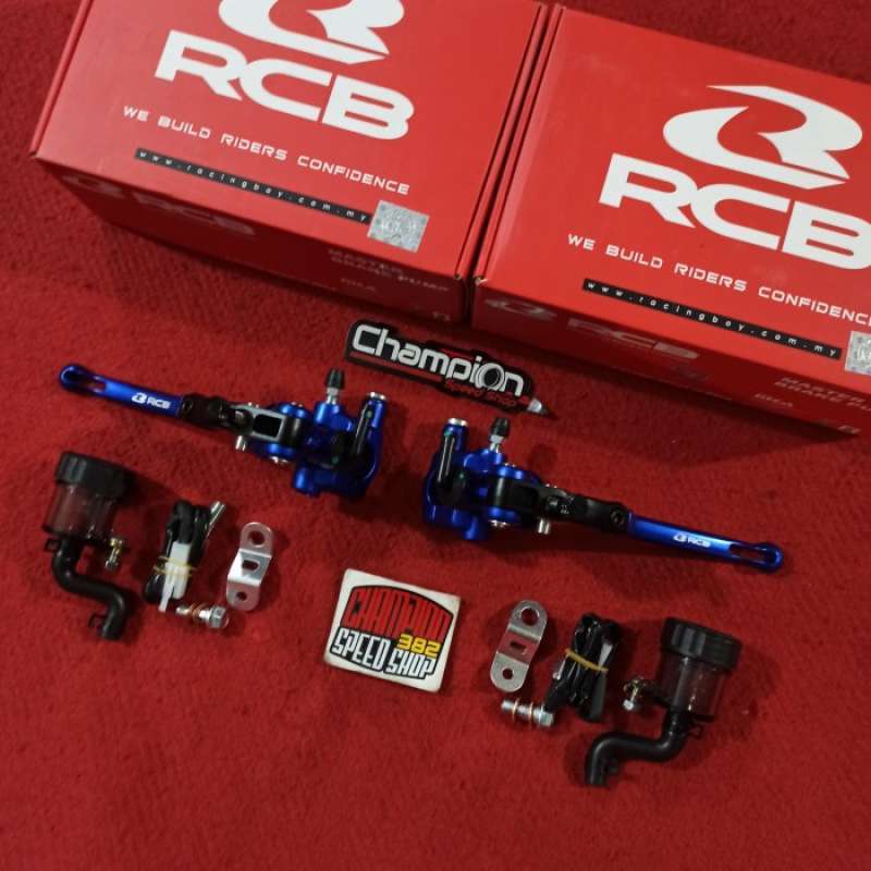 Promo Master Rem Set Rcb Racing Boy S1 14mm Biru All New Nmax 2020 2021 ...