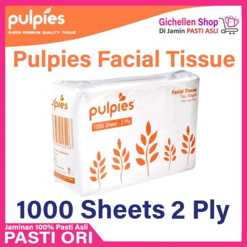 Jual Tissue Pulpies 1000 Sheet 2 Ply Di Seller Velvet Store ...