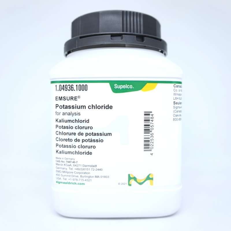 Promo Potassium Chloride|merck|1.04936.1000|chemical Reagent|1kg Diskon ...