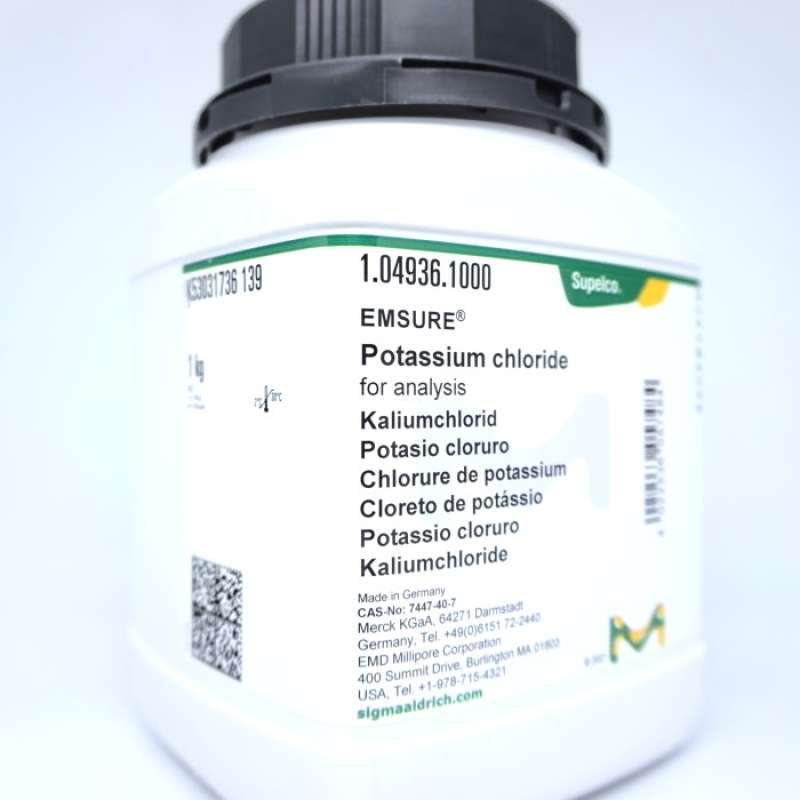 Promo Potassium Chloride|merck|1.04936.1000|chemical Reagent|1kg Diskon ...