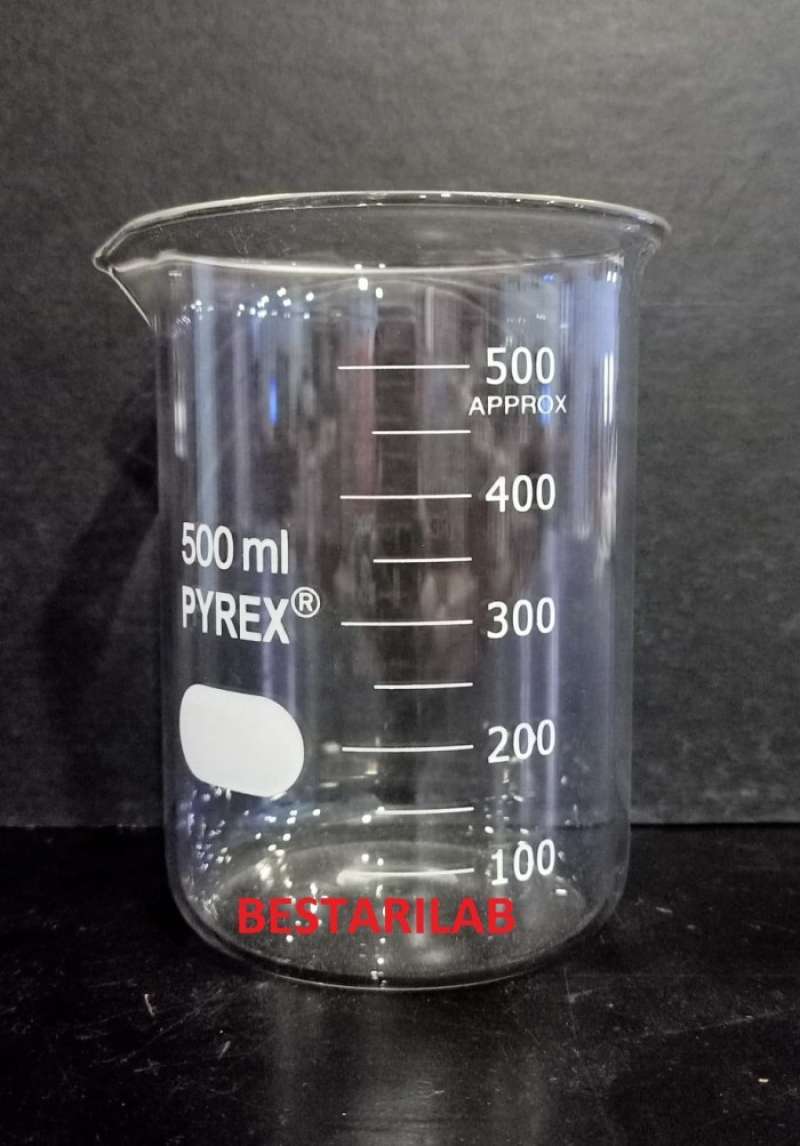 Jual Beaker Glass / Gelas Kimia Kaca 500 Ml - Rrc Di Seller Velvet ...