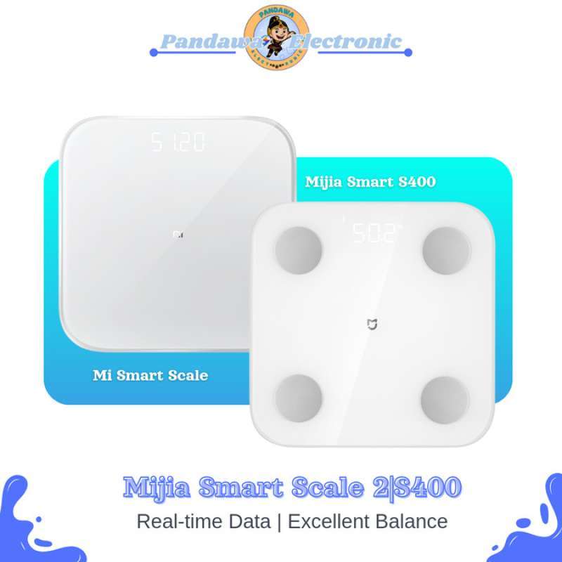 Jual Timbangan Badan Mijia Weight Smart Scale 2 | S400 Xiaomi Body Fat ...