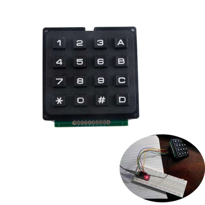 Jual Keypad 4x4 Matrix Array 16 Key Keyboard Hard Keypad Matrix Numeric ...