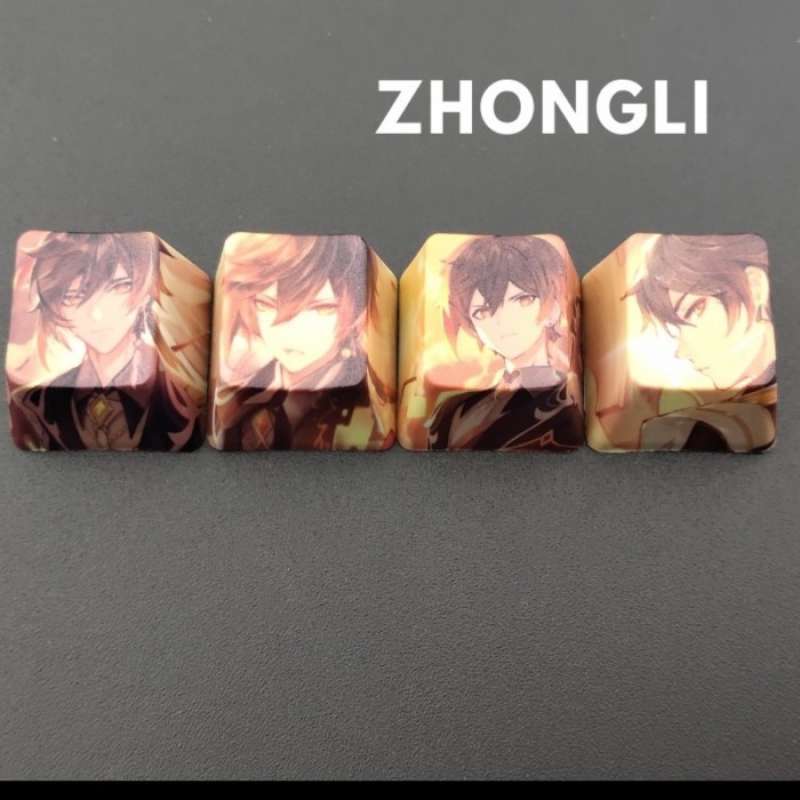 Jual Keycap Keycaps Genshin Honkai Impact Profile Pbt R4 All Character ...