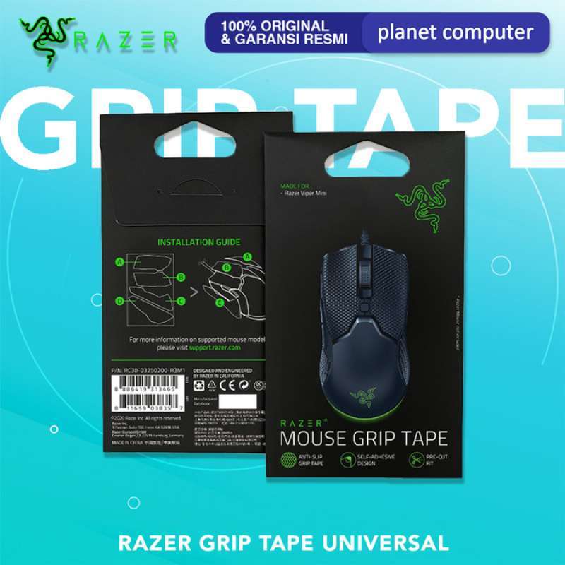 Jual Razer Universal Grip Tape Garansi Resmi Di Seller Velvet Store ...