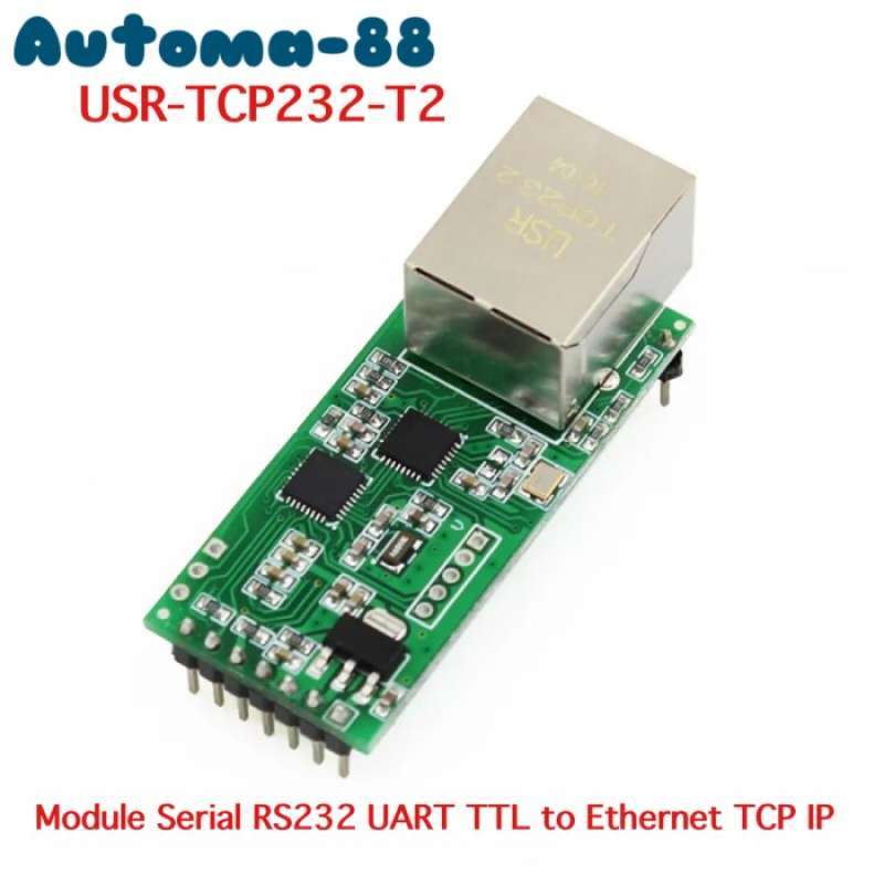 Jual Module Serial Rs232 Uart Ttl To Ethernet Tcp Ip Rj45 Usr-tcp232-t2 Di Seller Rukia ...