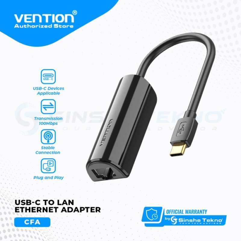 Jual Vention Usb Type C To Lan Rj45 Gigabit Ethernet Network - (dt) Cfb ...