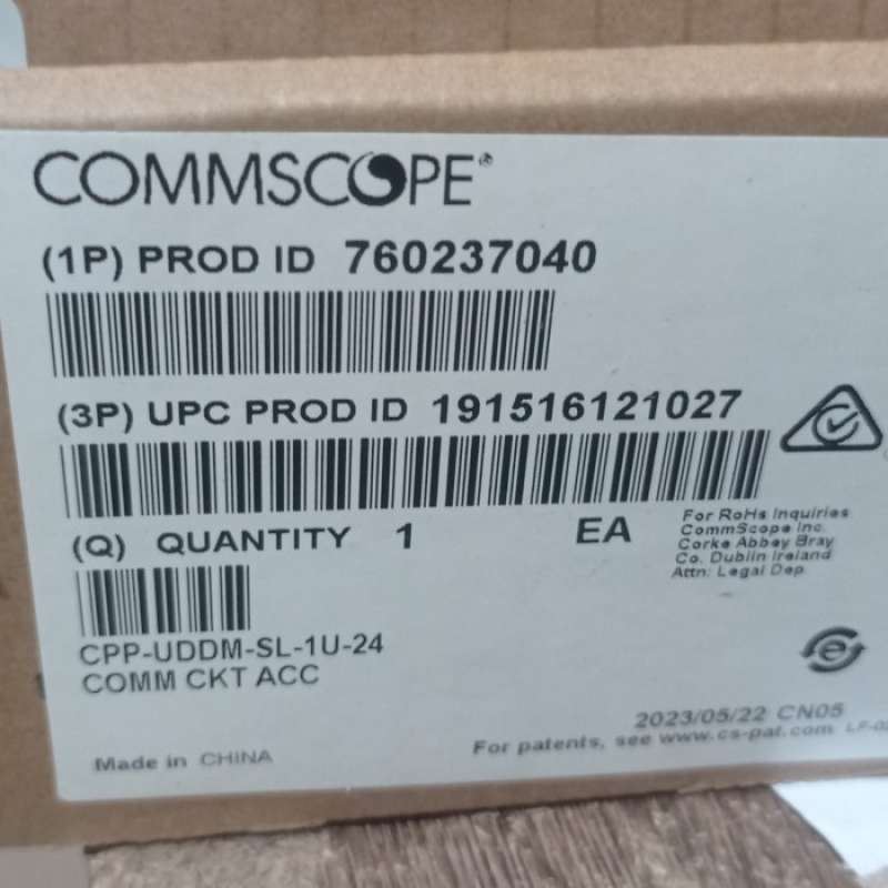Jual Patch Panel 24 Port Cat 6 Amp Commscope Di Seller Rukia ...