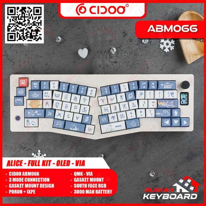 Jual Mechanical Keyboard - Cidoo Abm066 Alice - Oled - Via - South ...