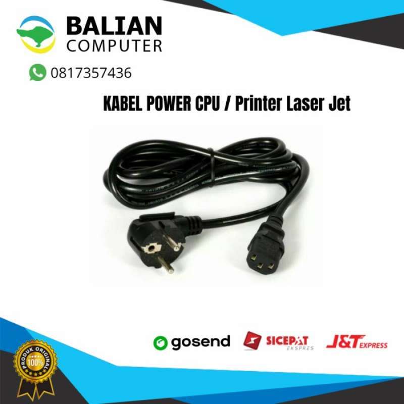 Jual Kabel Power Komputer Pc Kabel Power Cpu Tebal Dan Kuat Di Seller Rukia Cengkareng Timur