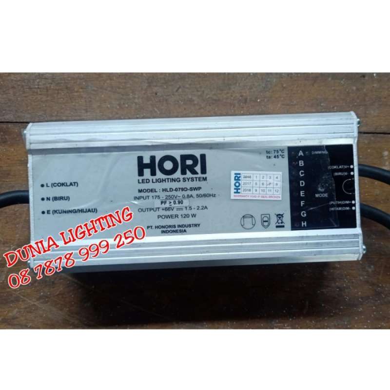 Jual Hori Led Driver 120w Hld-079d-swp Travo Balast Hori 120watt Pju Led Di Seller Velvet Store ...