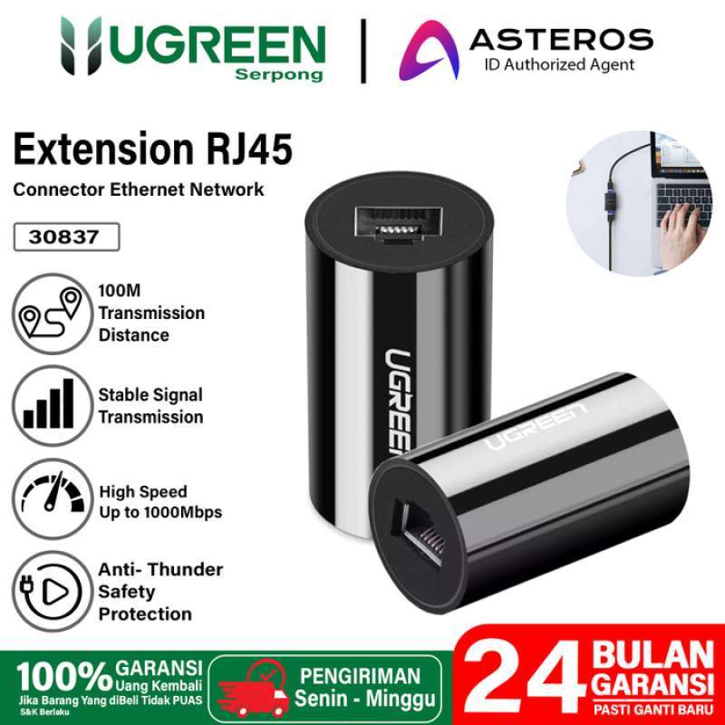 Jual Lan Utp Barel Connector Sambungan Kabel Lan Rj45 Cat 5e Cat 6 ...