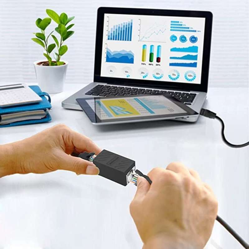 Jual Lan Utp Barel Connector Sambungan Kabel Lan Rj45 Cat 5e Cat 6 ...