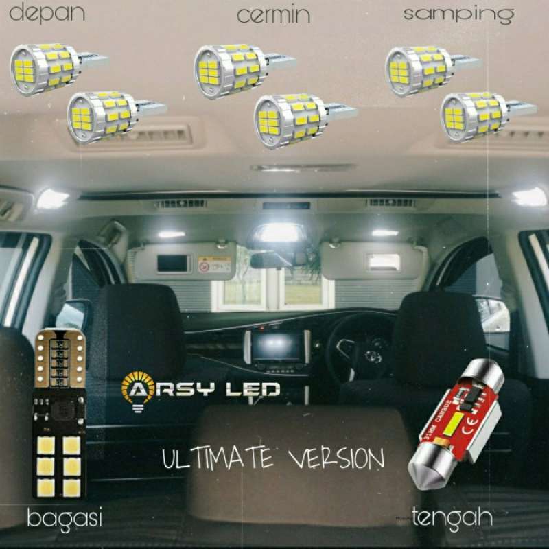 Promo Lampu Plafon Kabin Led Mobil Isi 8 Innova Reborn Q V Venturer ...