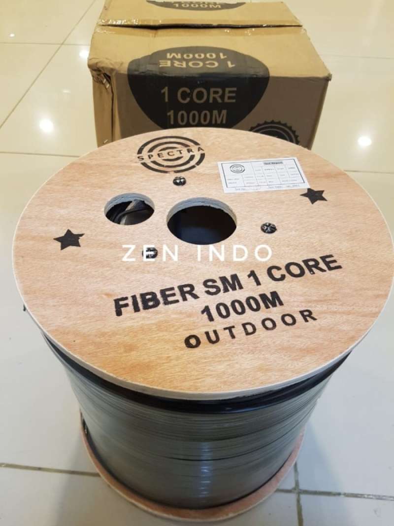 Jual Kabel Fo Dropcore Fiber Optik 1 Core 3 Seling 1 Km 1000meter ...