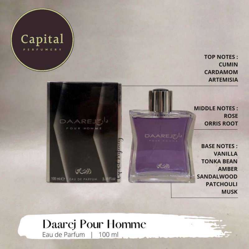 Promo Parfum Original Rasasi Daarej Pour Homme Edp 100 Ml Diskon 33% Di ...