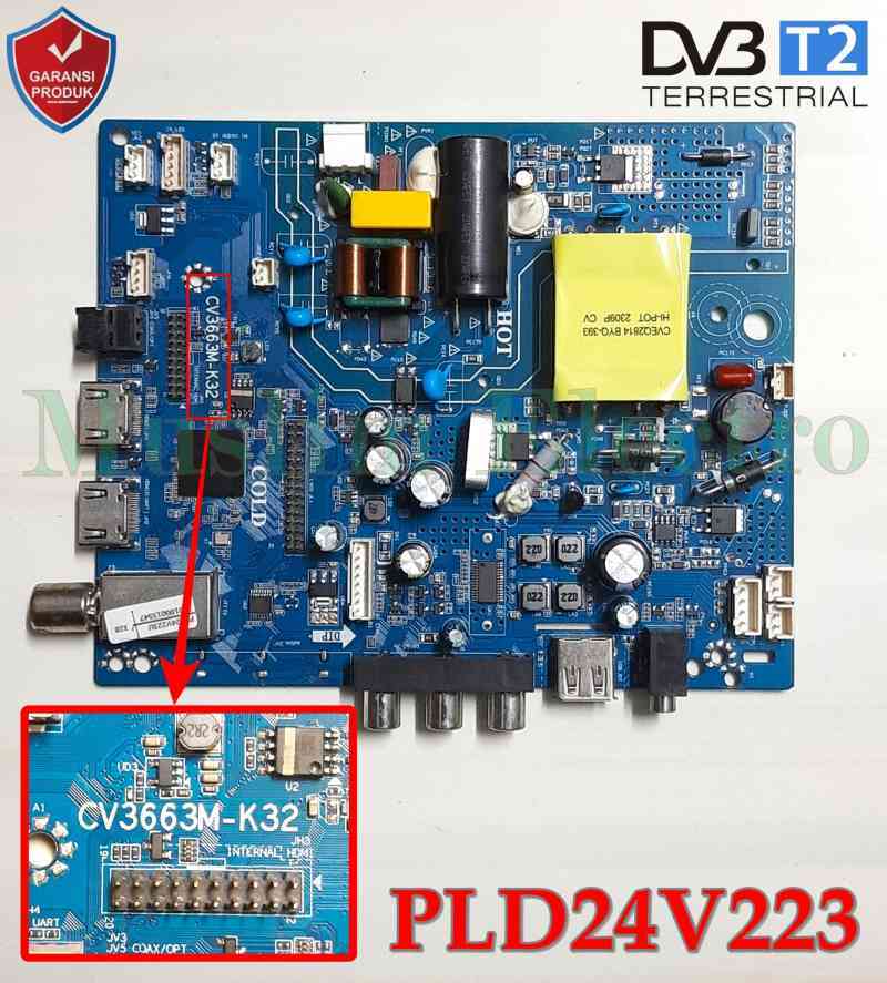 Jual Mainboard Led Tv Polytron Pld24v223 24v223 Di Seller Muslim ...