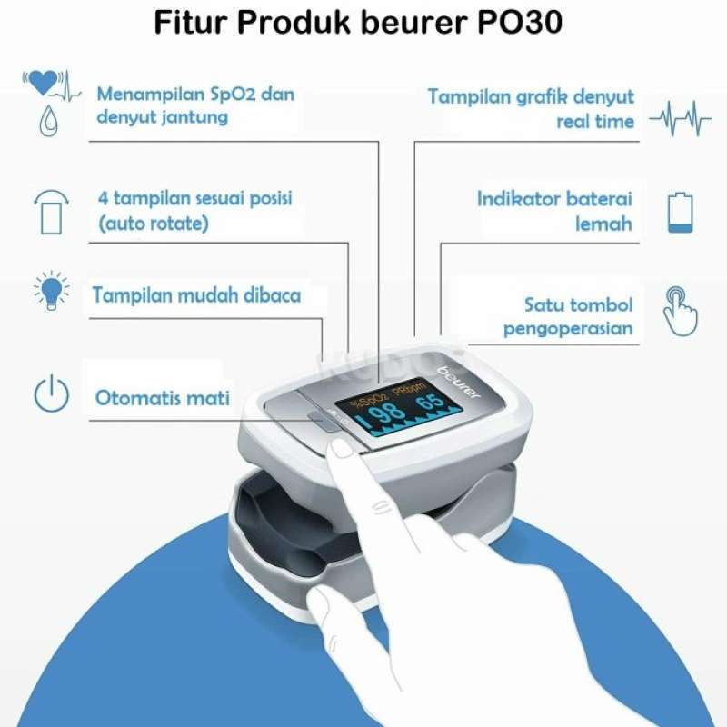 Promo Beurer Po 30 Po30 - Pulse Oximeter Oxymeter - Alat Ukur Kadar ...