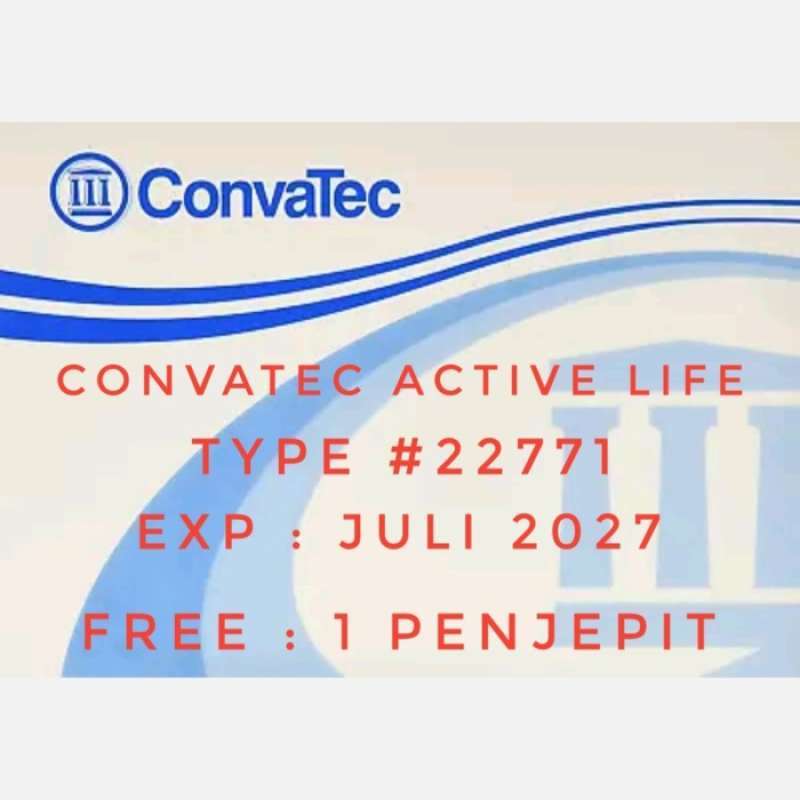 Promo Convatec Active Life Colostomy Bag #22771 / Convatec Active Life ...