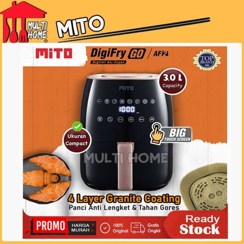 Promo Air Fryer Mito Af2 Kapasitas 3 Liter Garansi Resmi Diskon 23% Di Seller Teemee Store ...