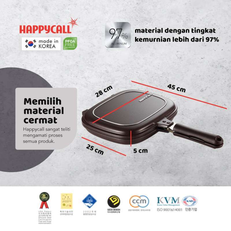 Promo Happycall Double Pan Titanium Standard 28cm & Forest Cooking ...
