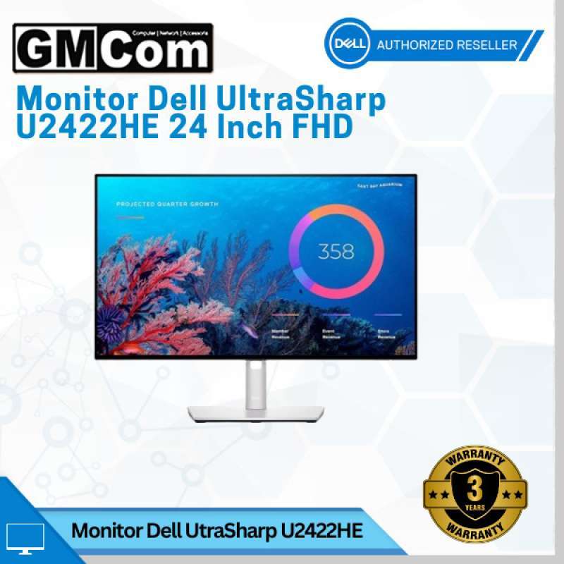 Jual Monitor Dell Ultrasharp U2422he 24 Fhd Usb-c Hub Garansi 3 Tahun ...